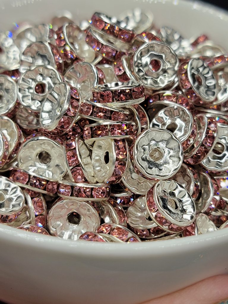 Light Rose – Spacers – 25 – Glitter Fetish